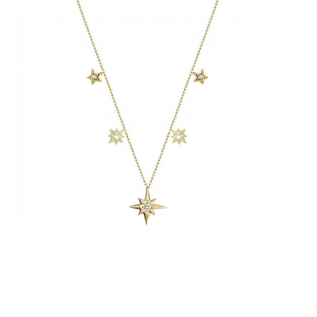 MULTI STAR NIGHT NECKLACE – ELEGANT GIRLS