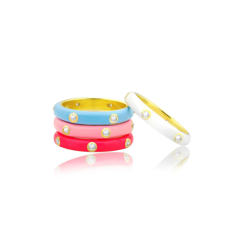 JULI MULTI COLORS WITH STONE BLEND RING – ELEGANT GIRLS